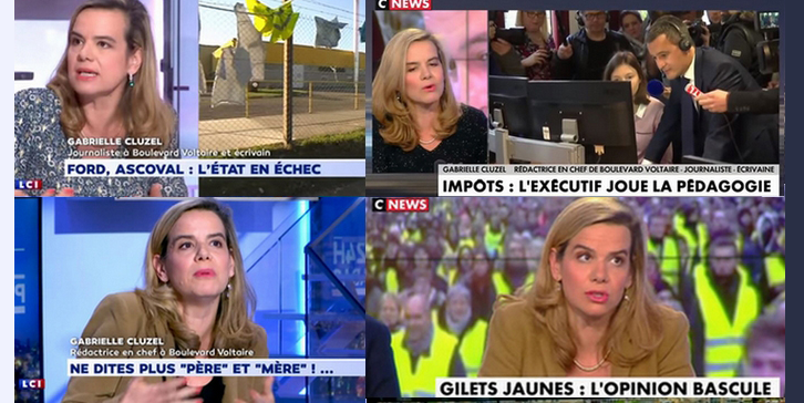 Gabrielle Cluzel (Boulevard Voltaire) : CNews et LCI installent la ...