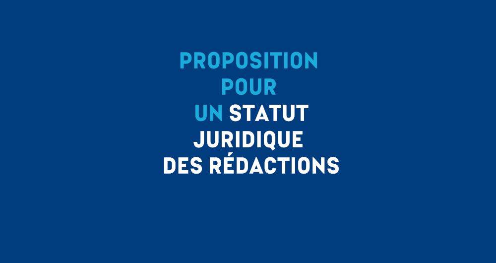 Proposition pour un statut juridique des rédactions - Acrimed | Action ...